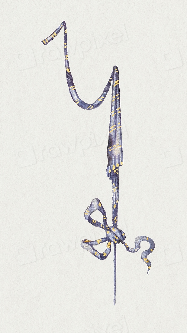 Heraldic fabric ribbon knot medieval | Premium Photo Illustration ...