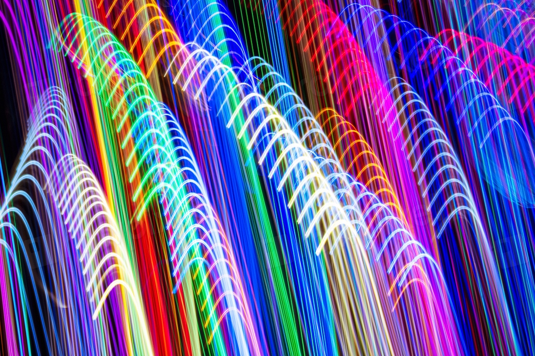 Colorful neon defocused lights patterned | Free Photo - rawpixel