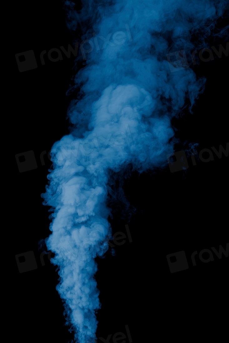 Blue smoke effect design element | Premium PSD - rawpixel