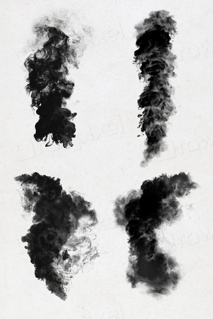 Black smoke effect design element | Premium PSD - rawpixel