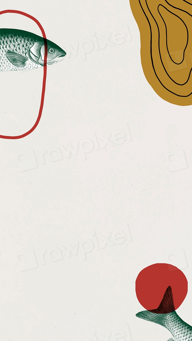 Vintage fish frame art vector | Premium Vector - rawpixel