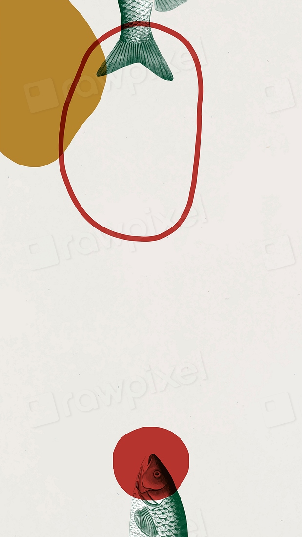 Vintage fish frame art vector | Premium Vector - rawpixel