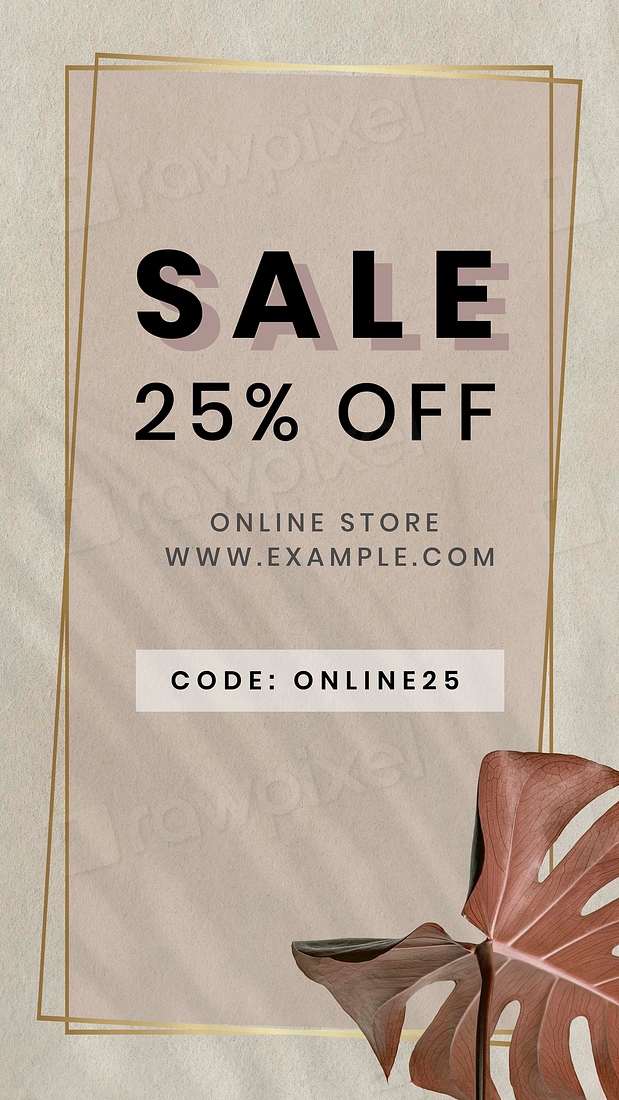 Gold rectangle frame sale discount | Premium Vector Template - rawpixel