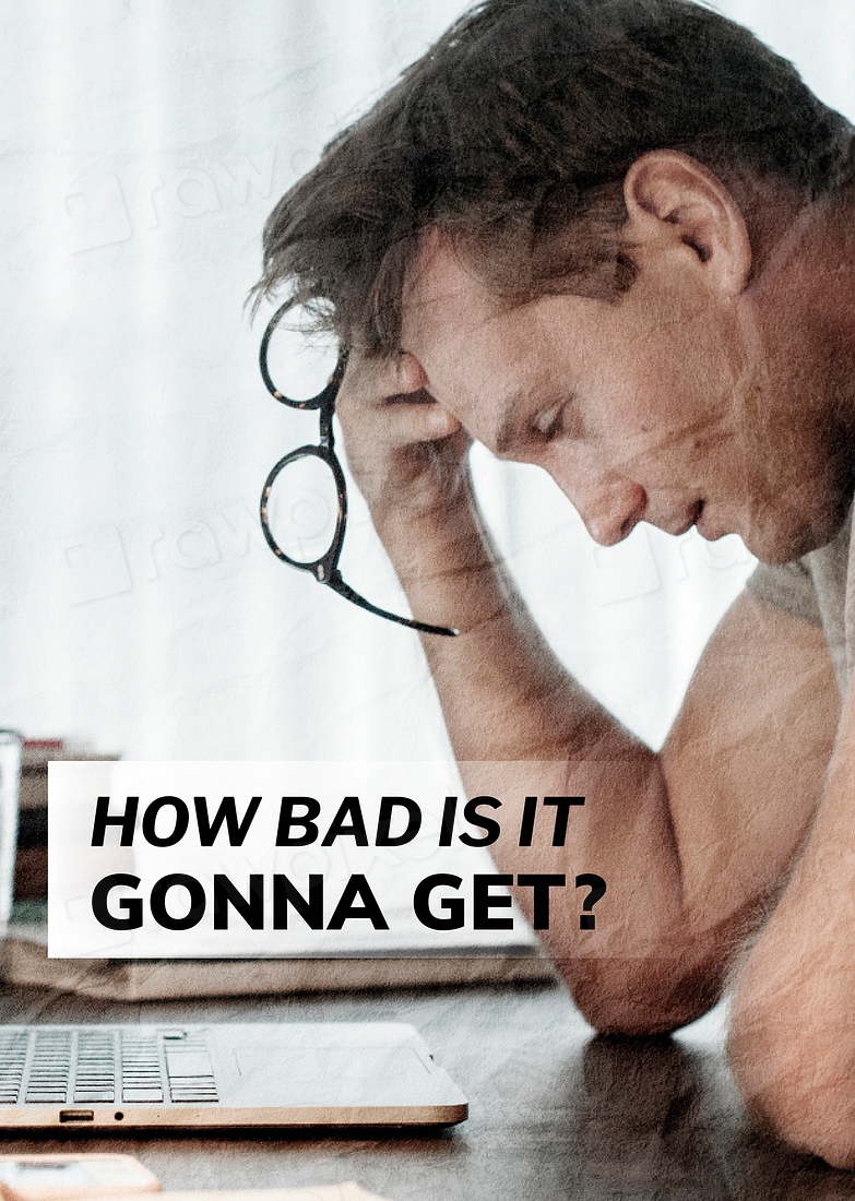 How bad is it gonna | Free Vector Template - rawpixel