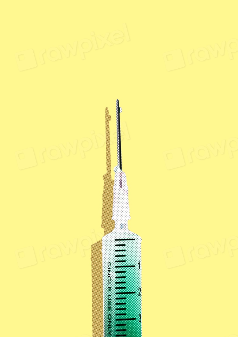 Syringe green solution yellow background | Free Photo - rawpixel