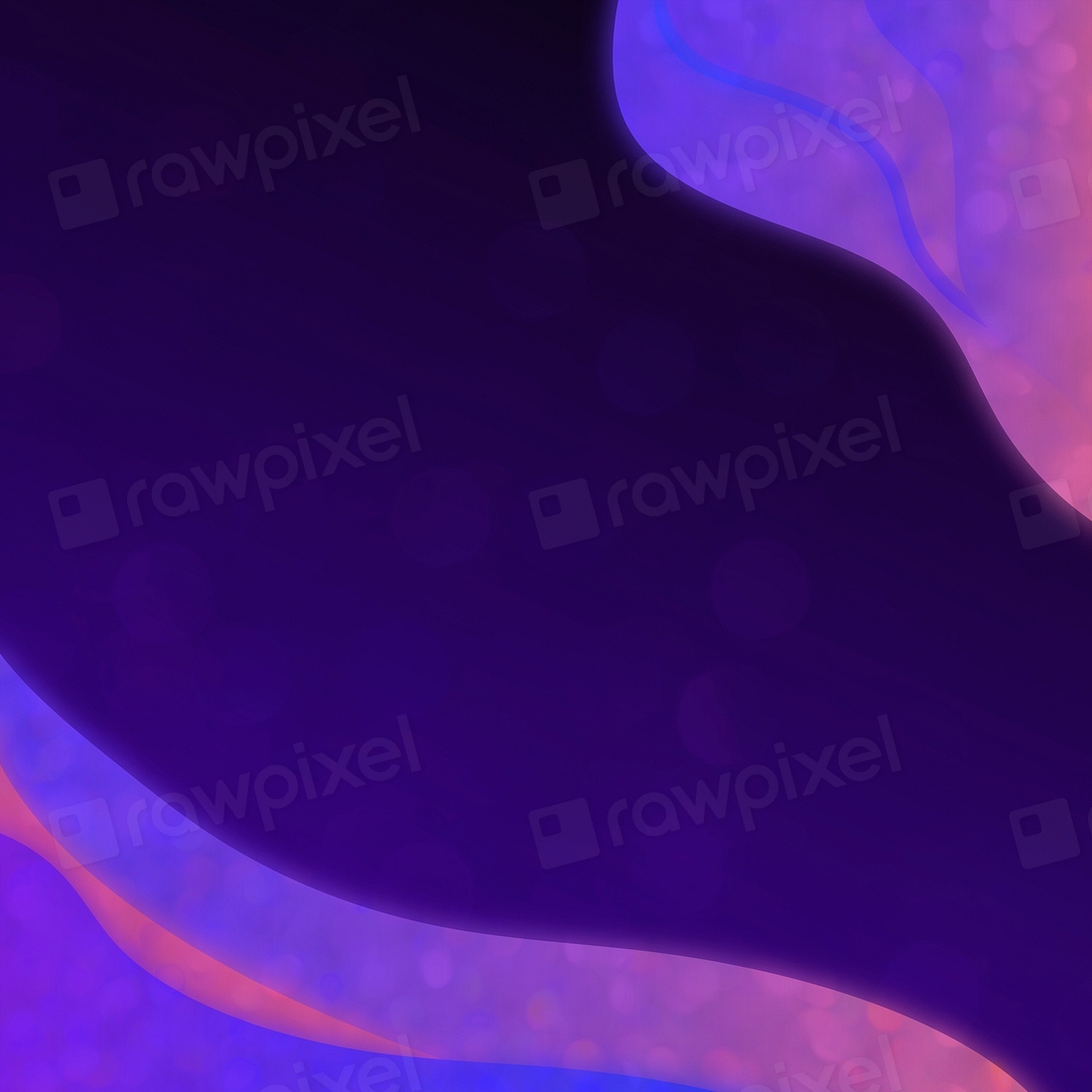 Neon purple curve frame template | Premium PSD - rawpixel