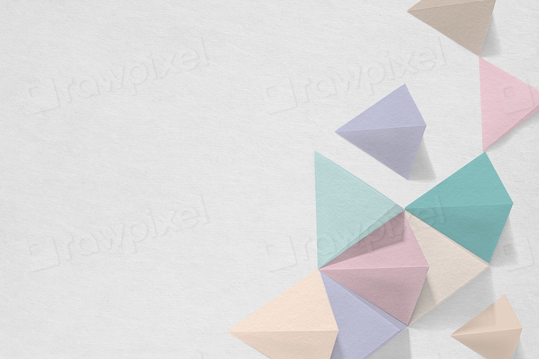 Geometric paper craft design background | Premium PSD - rawpixel