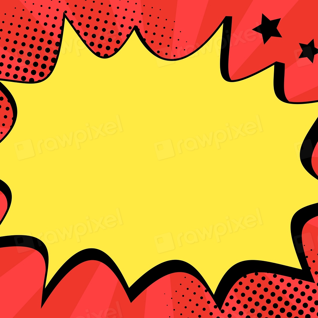 Cartoon effect speech bubble design | Premium Vector - rawpixel