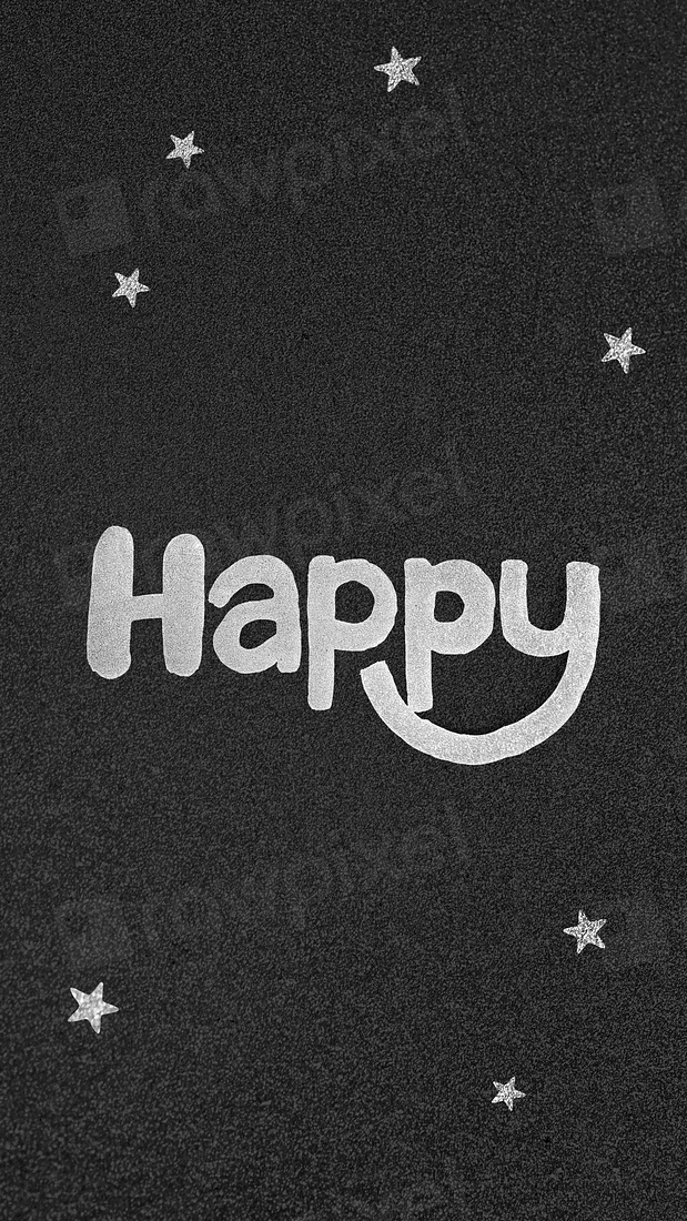 Glitter silver sparkling Happy text | Free Photo - rawpixel