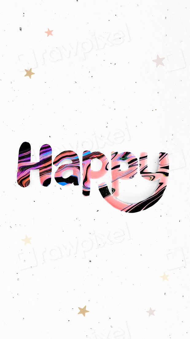 Glitter Happy acrylic paint word | Free Photo - rawpixel