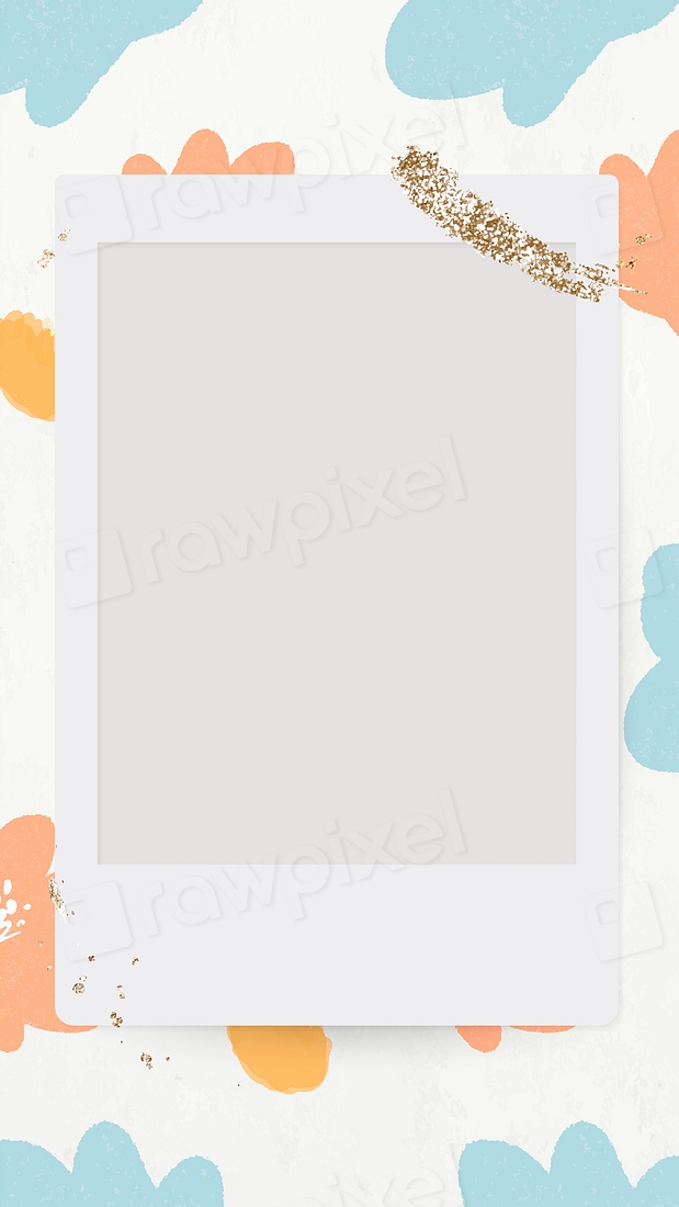 Instant camera frame vector flower | Premium Vector - rawpixel