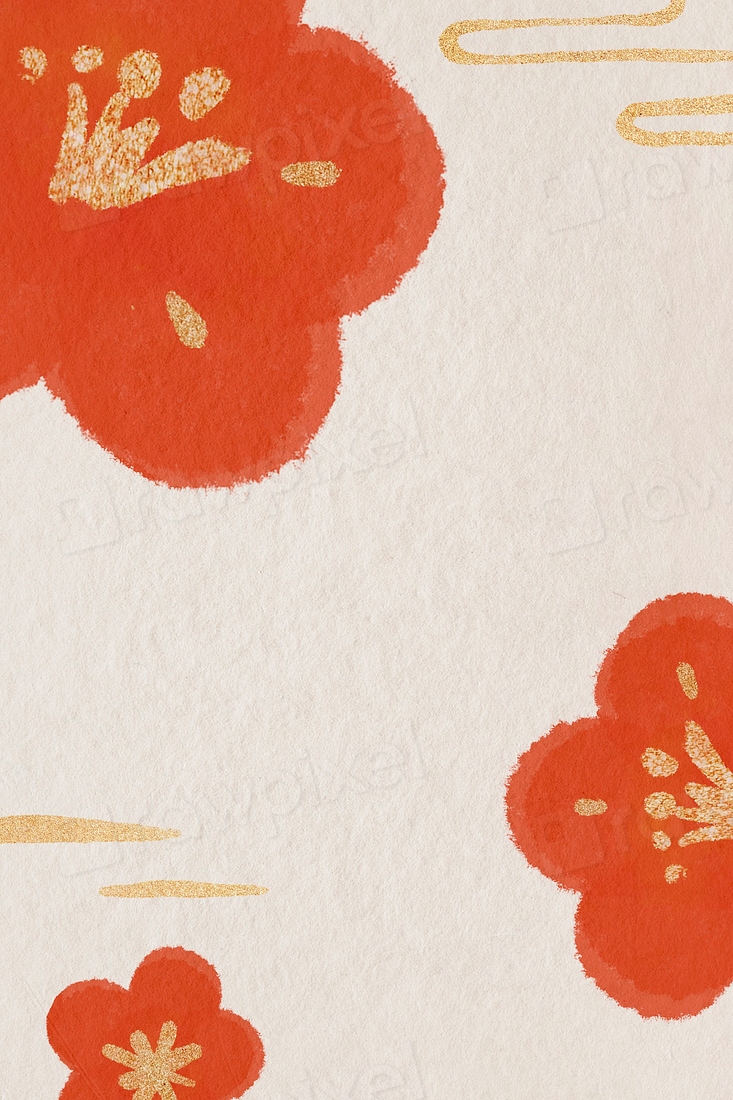 Plum blossom border frame psd | Free PSD - rawpixel