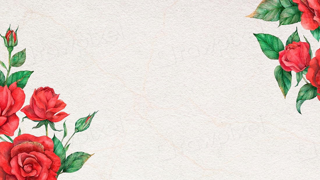 Red rose border presentation background | Free Photo - rawpixel