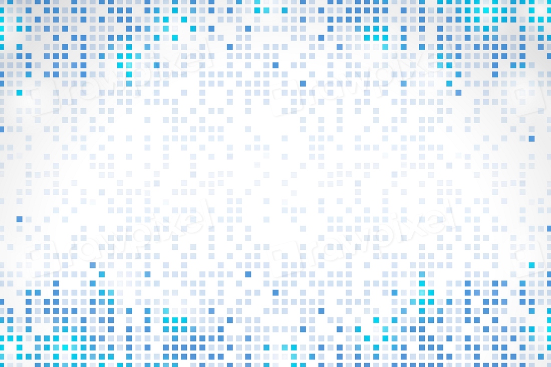 Blue border vector abstract pixel | Premium Vector - rawpixel