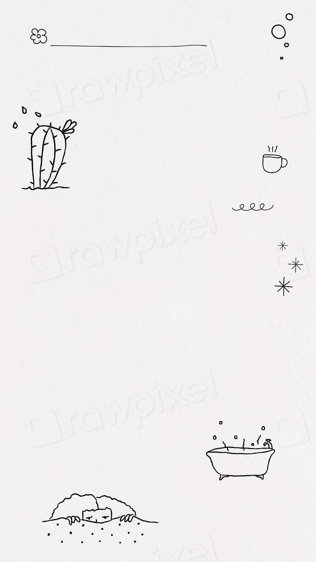 Hand drawn lifestyle frame lazy | Free Photo - rawpixel