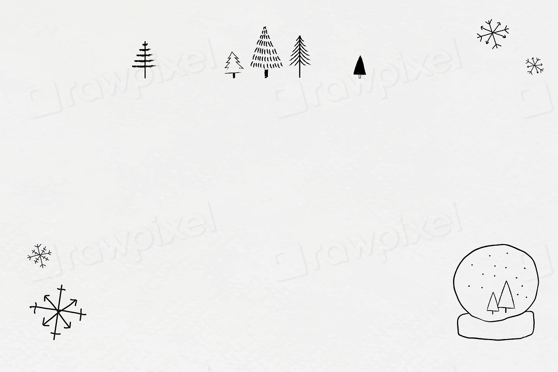 Hand drawn Christmas frame vector | Premium Vector - rawpixel