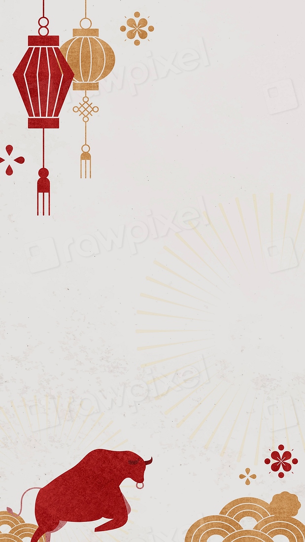 Ox pattern gray background vector | Premium Vector - rawpixel