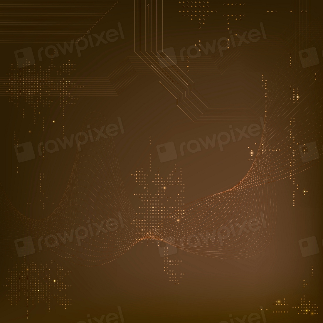 Brown futuristic waves background computer | Free Photo - rawpixel