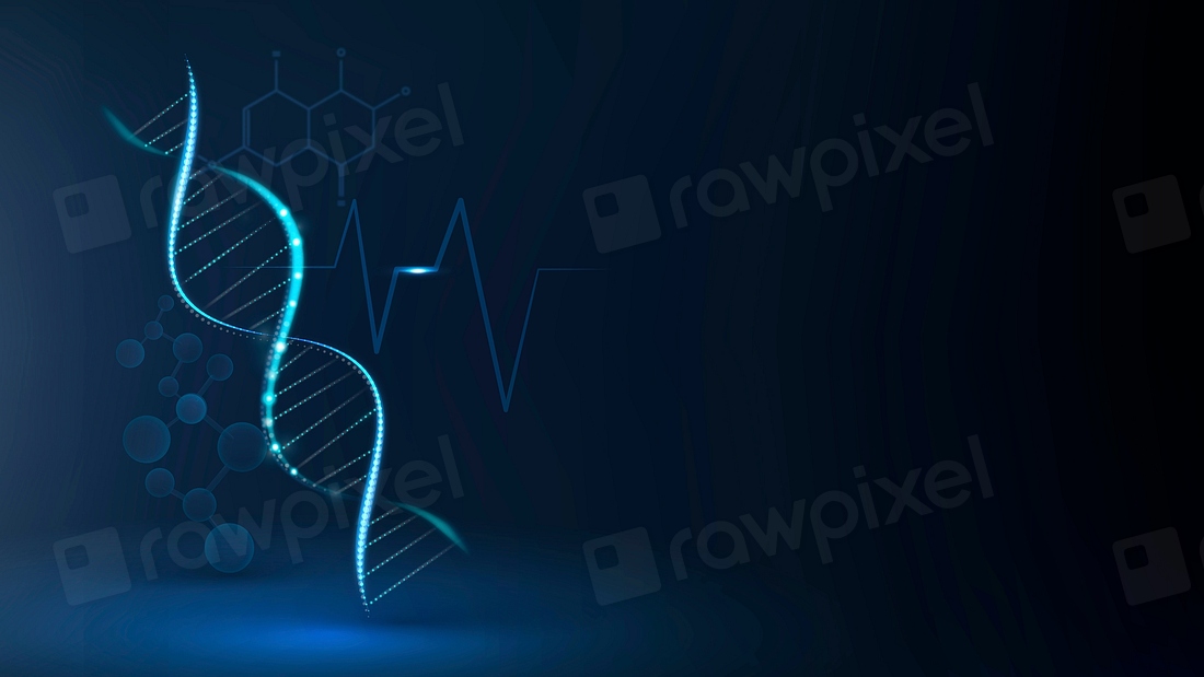 DNA biotechnology science background vector | Premium Vector - rawpixel
