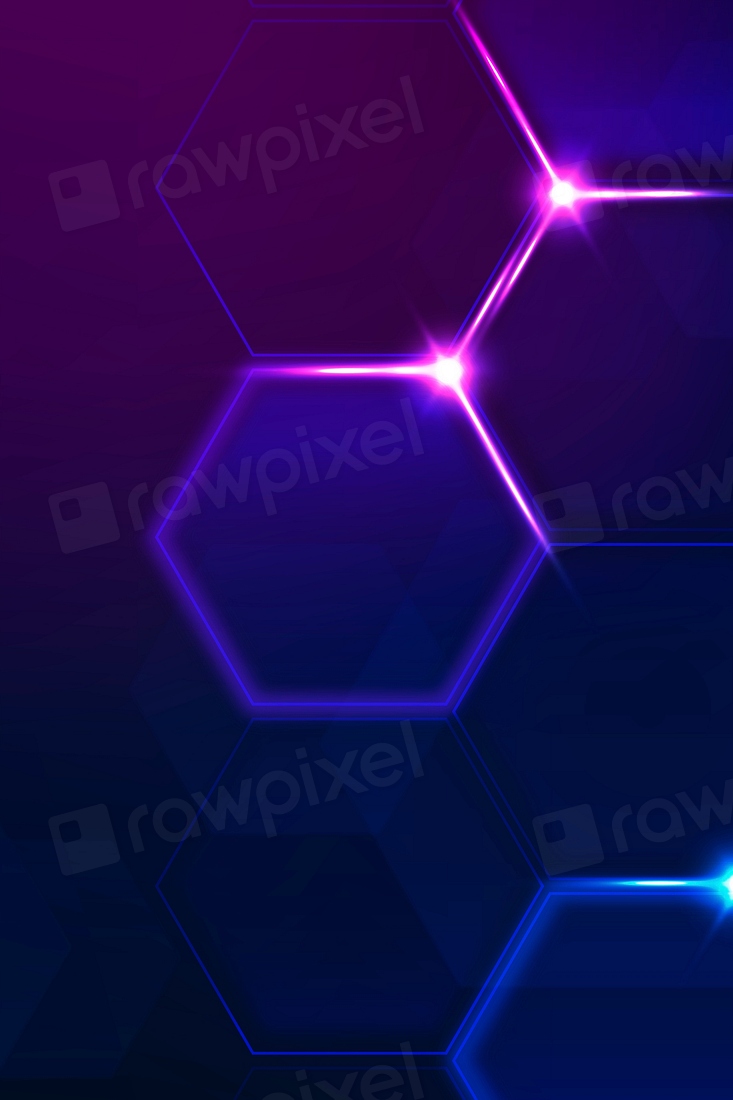 Digital technology background hexagon border | Free Photo - rawpixel