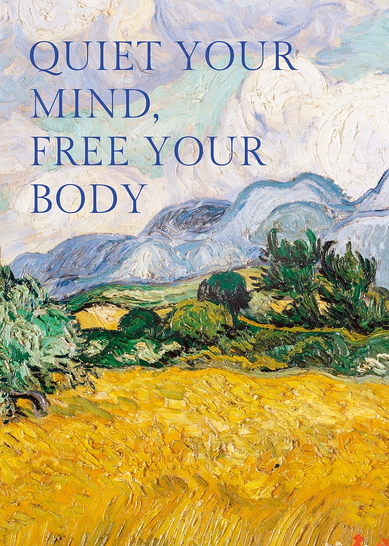 Quiet mind poster template, Van | Premium PSD Template - rawpixel