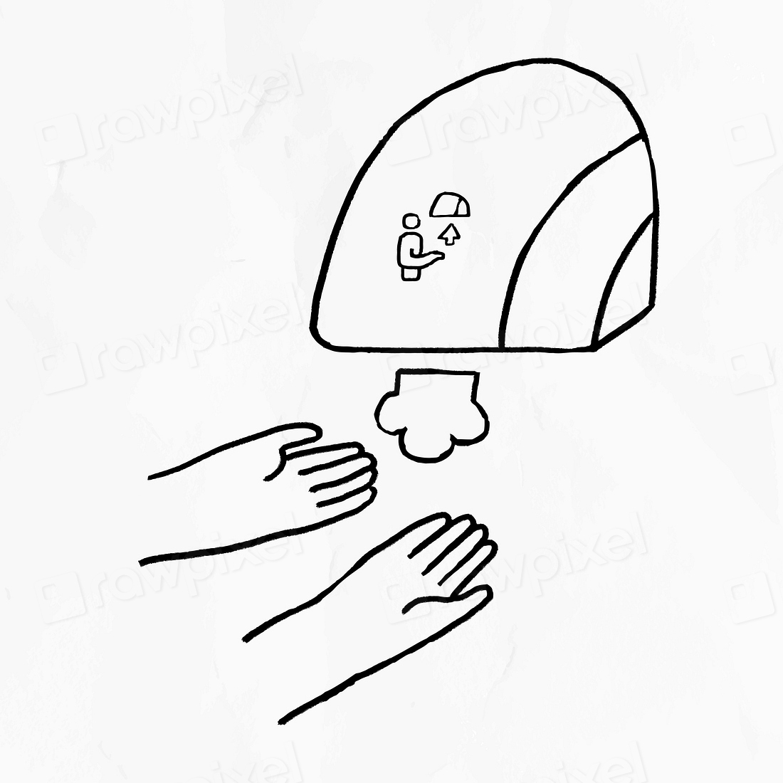 Dry your hands prevent coronavirus | Free Vector Illustration - rawpixel