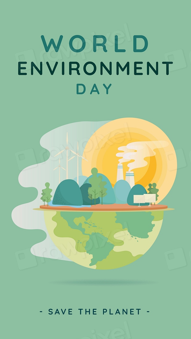 Environment poster vector editable template | Premium Vector Template ...