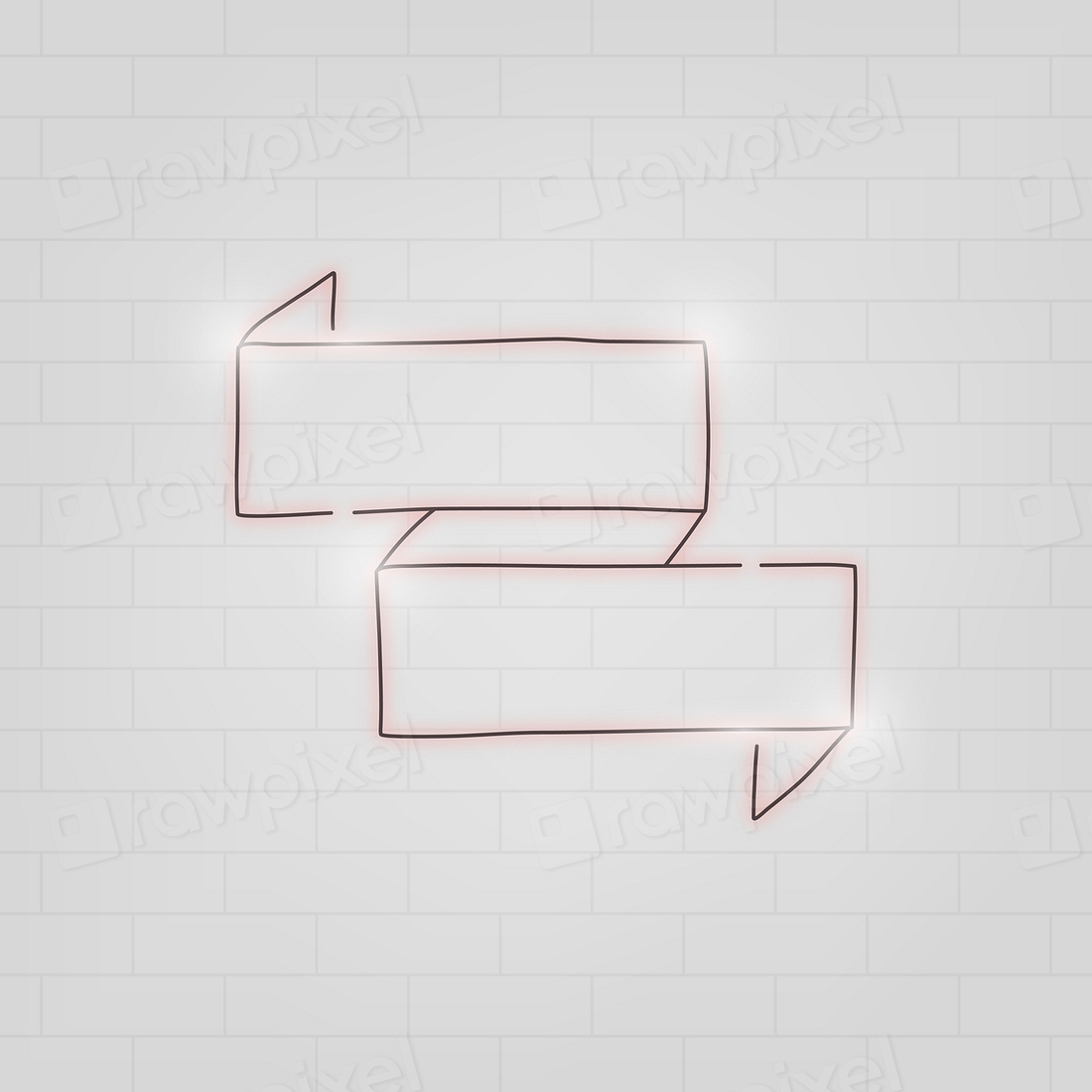 Red neon banner brick wall | Premium Vector - rawpixel