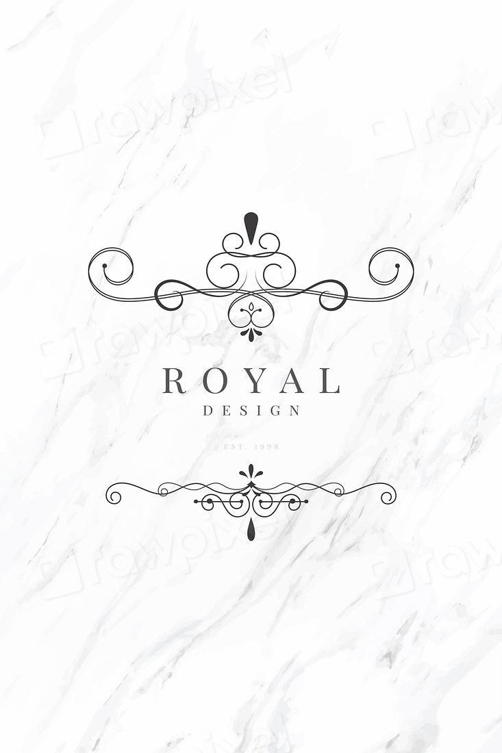 Black royal logo design vector | Premium Vector - rawpixel