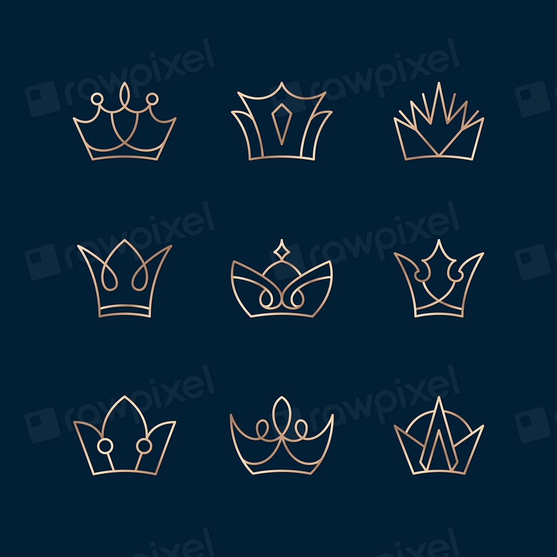 Hand drawn royal crown doodle | Premium Vector - rawpixel
