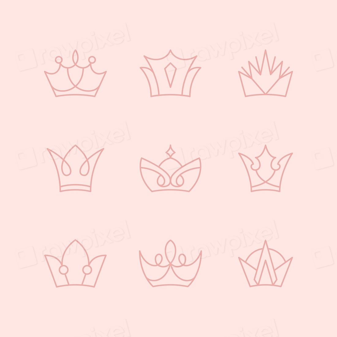 Hand drawn royal crown doodle | Premium Vector - rawpixel