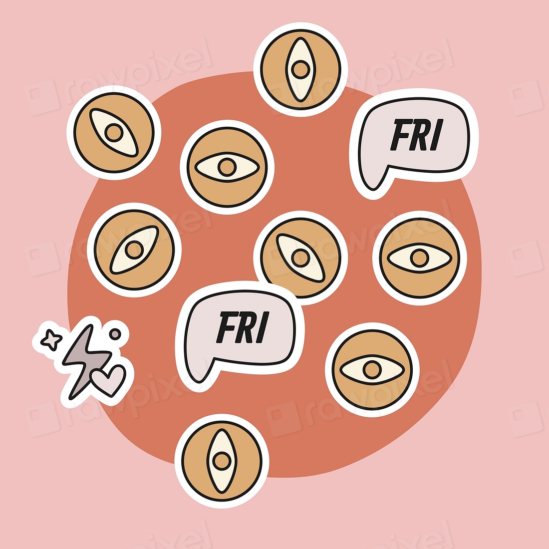 Cute Planner Sticker Vector Collection Free Vector Rawpixel