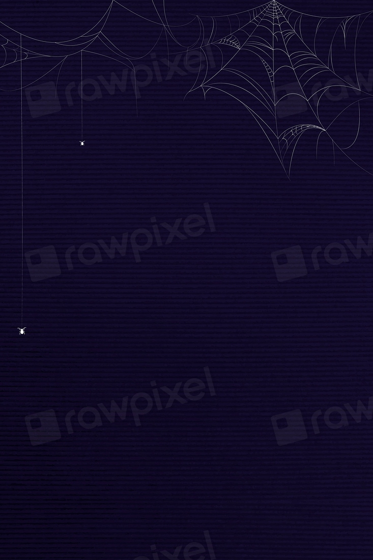 Spider web blue background template | Premium Vector - rawpixel