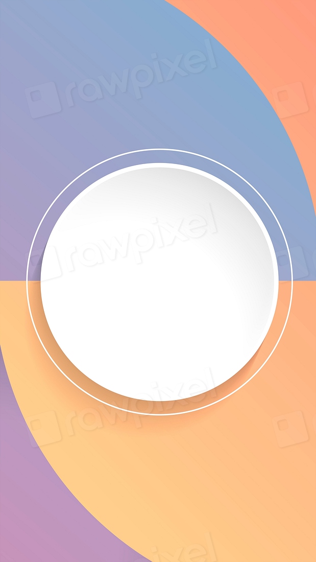 Blank circle colorful abstract frame | Premium Vector - rawpixel