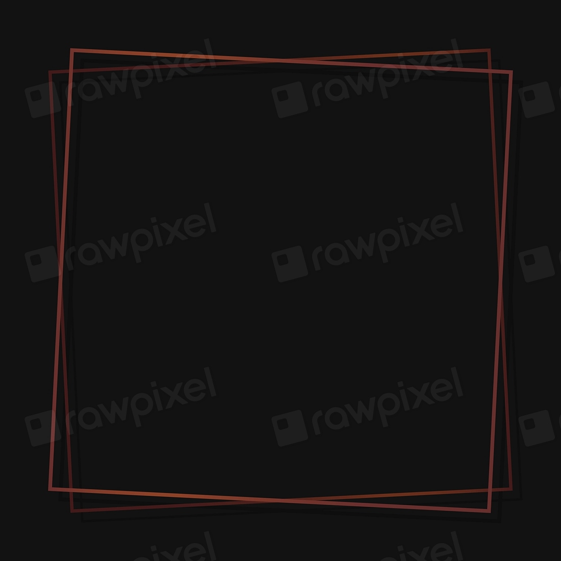 Square bronze frame black background | Premium Vector - rawpixel