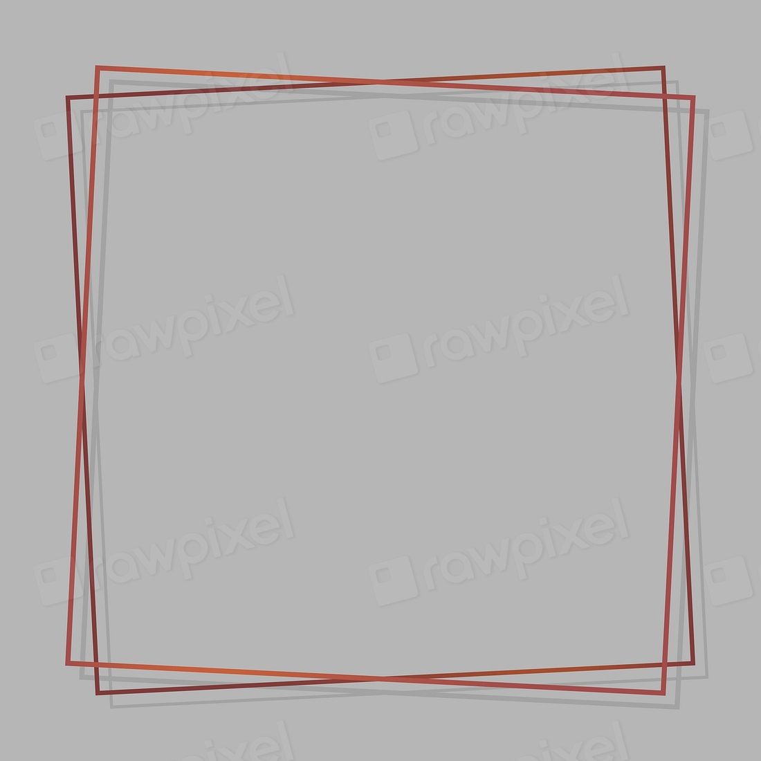Square bronze frame light gray | Free Vector - rawpixel