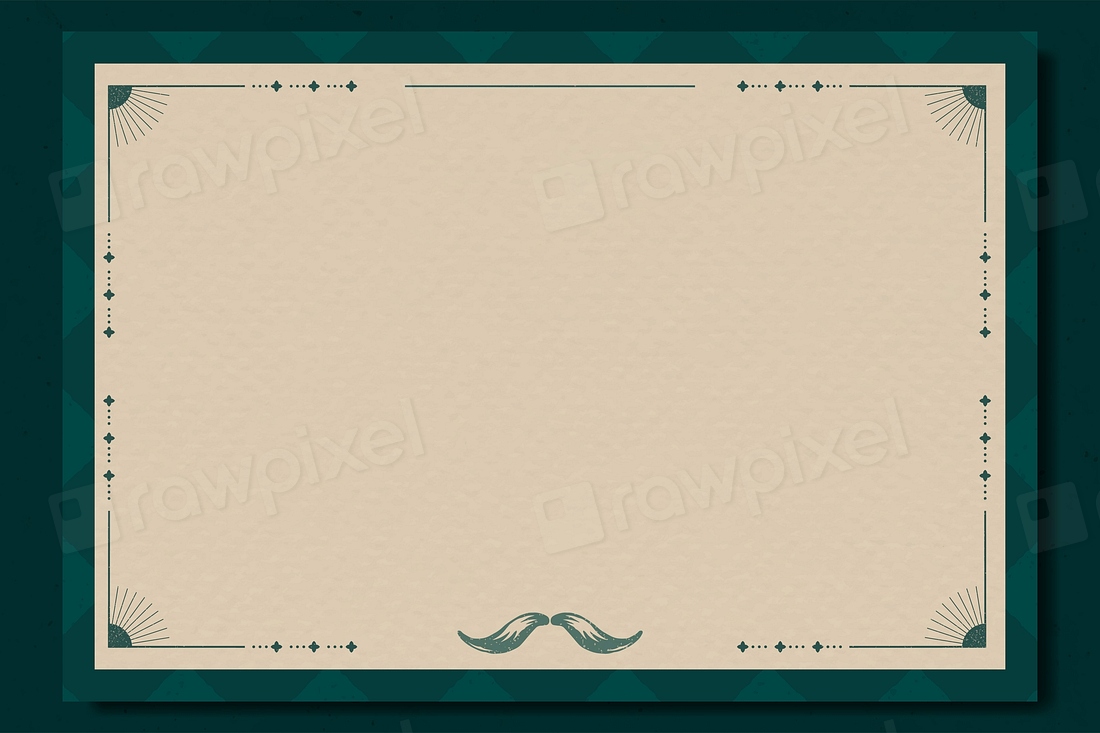 Movember vintage frame design vector | Premium Vector - rawpixel