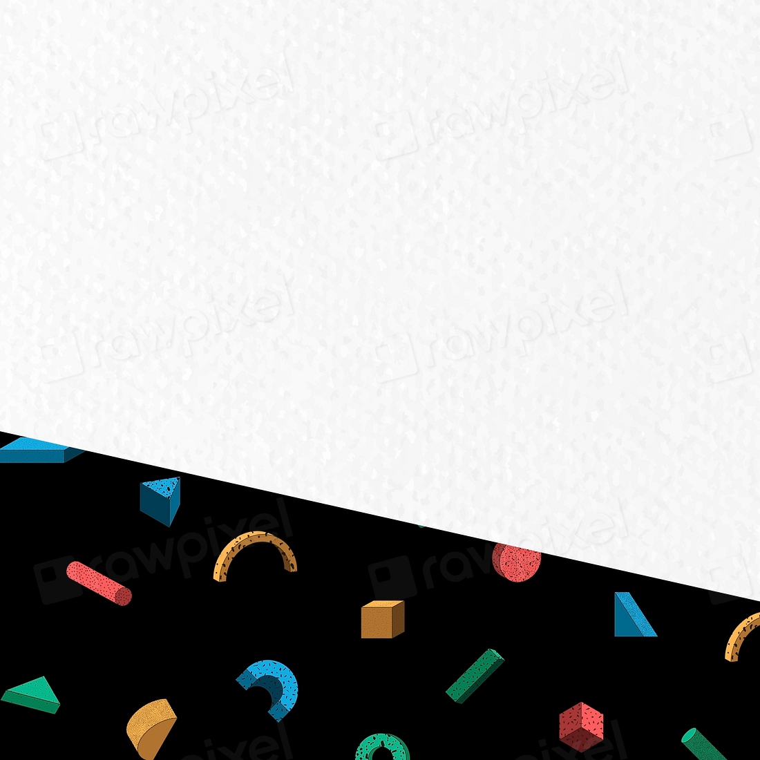 Colorful Memphis pattern background vector | Premium Vector - rawpixel