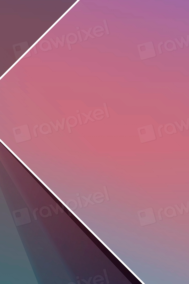 Blank pink geometric frame vector | Premium Vector - rawpixel