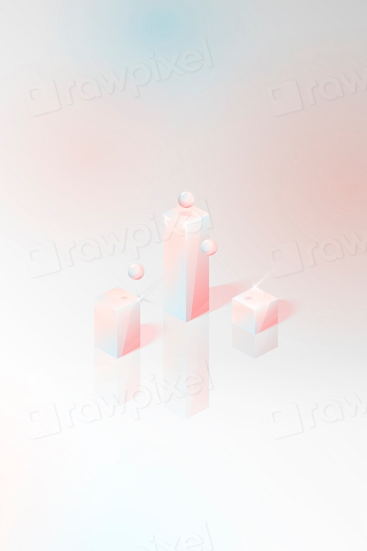 3D cube and sphere abstract | Premium Vector - rawpixel