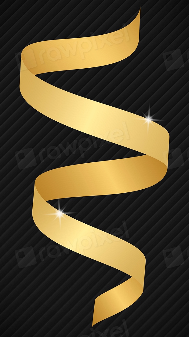 Gold ribbon element illustration | Free Photo - rawpixel