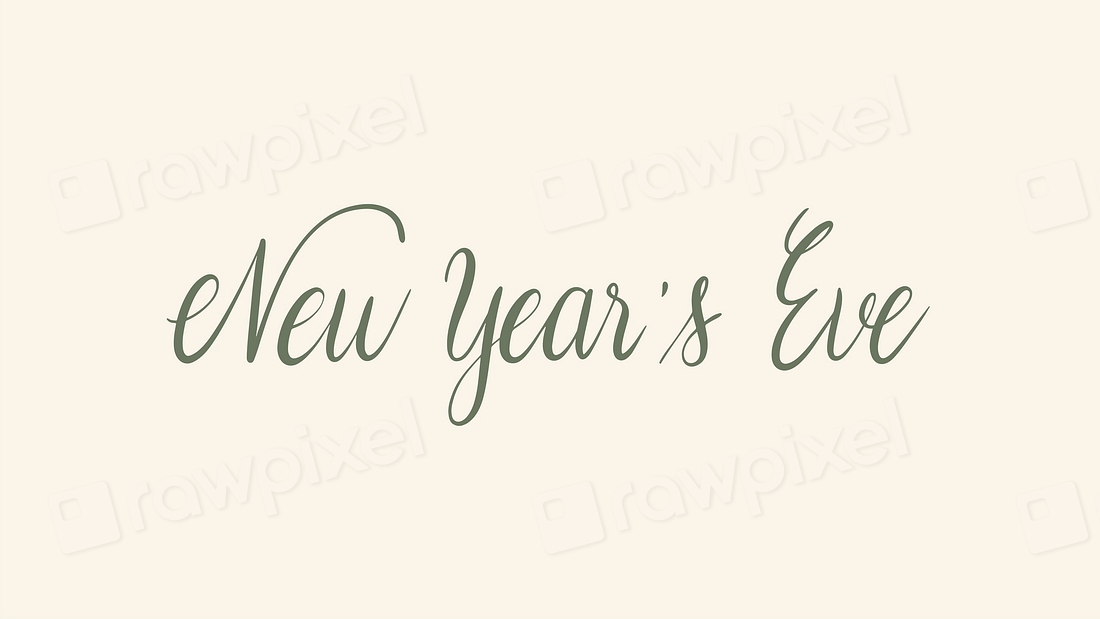 New Year's Eve typography design | Premium Vector - rawpixel