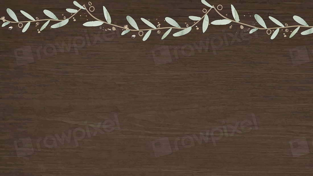 Leaf on brown background vector | Premium Vector - rawpixel