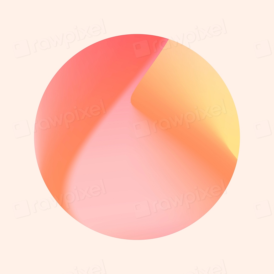 Colorful round gradient element vector | Premium Vector - rawpixel