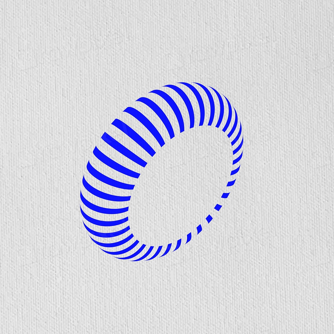 Blue torus 3D shape vector | Premium Vector - rawpixel