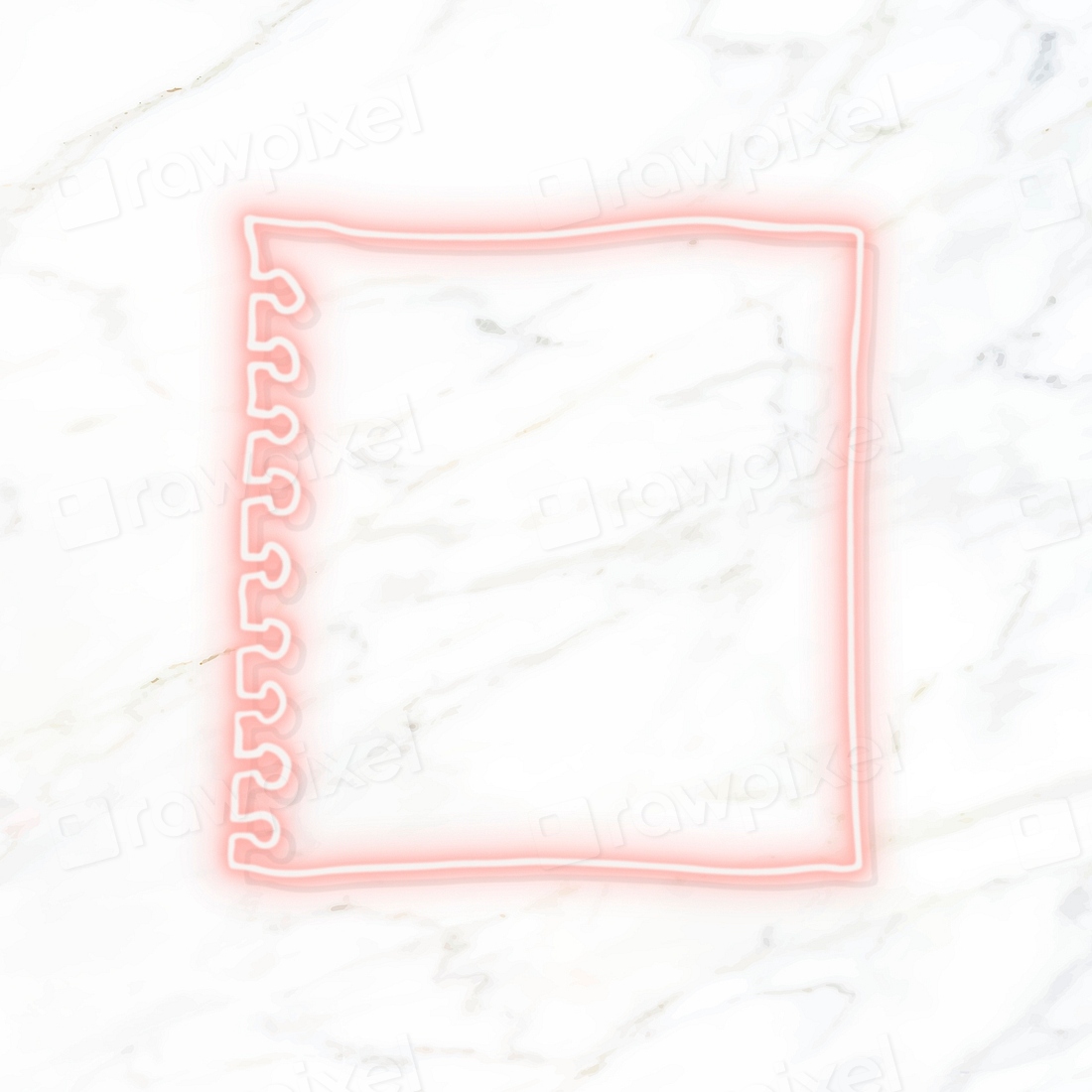 Pink neon note paper template | Premium Vector - rawpixel