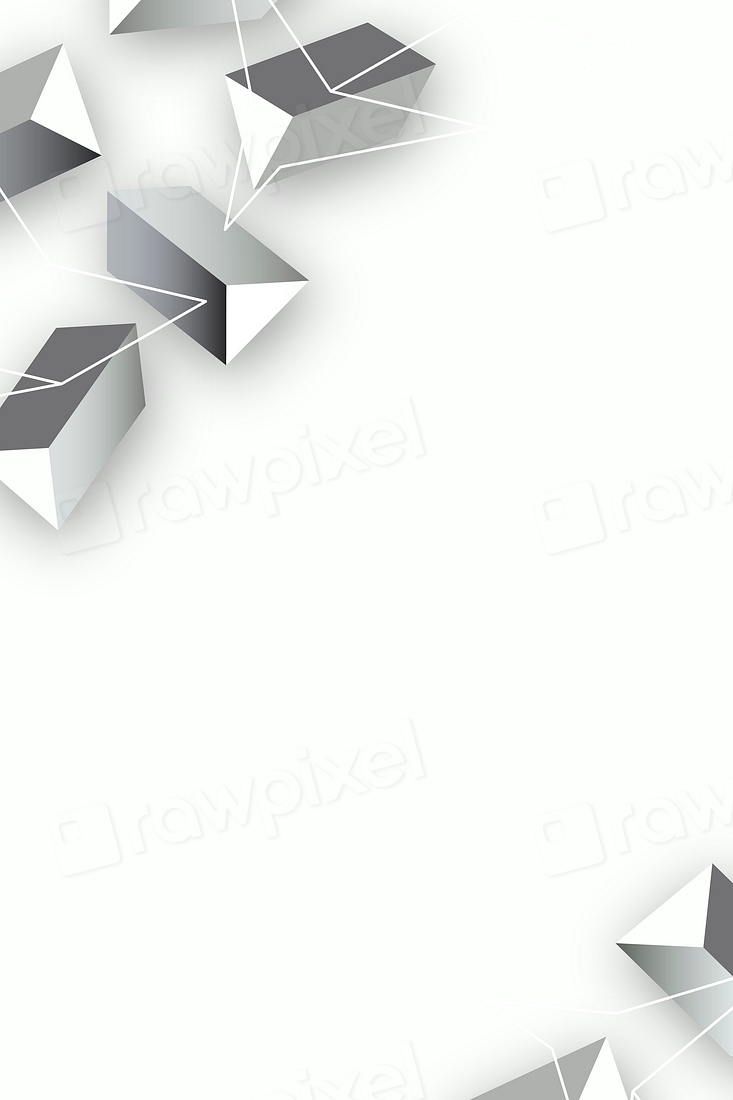 Light gray geometrical shape decorated | Premium Vector - rawpixel