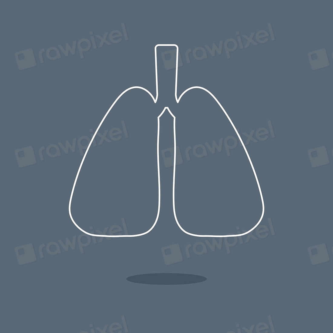 Human organ lung medical icon | Free Vector - rawpixel