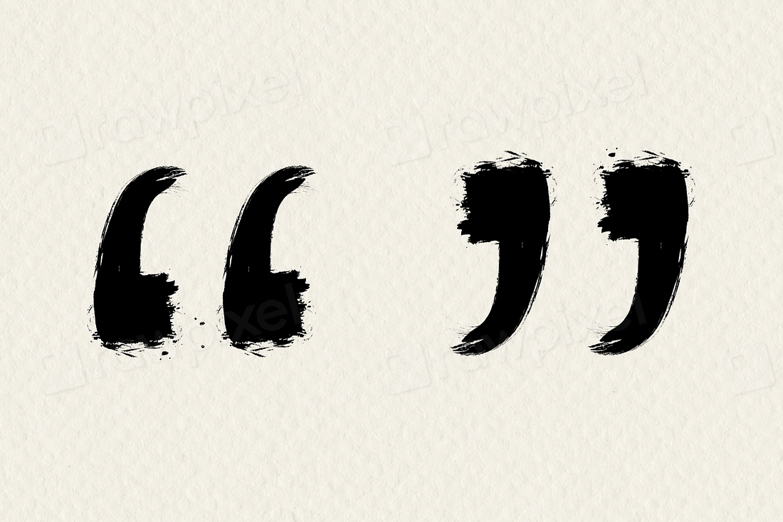 Quotation mark sign grunge hand | Premium PSD - rawpixel