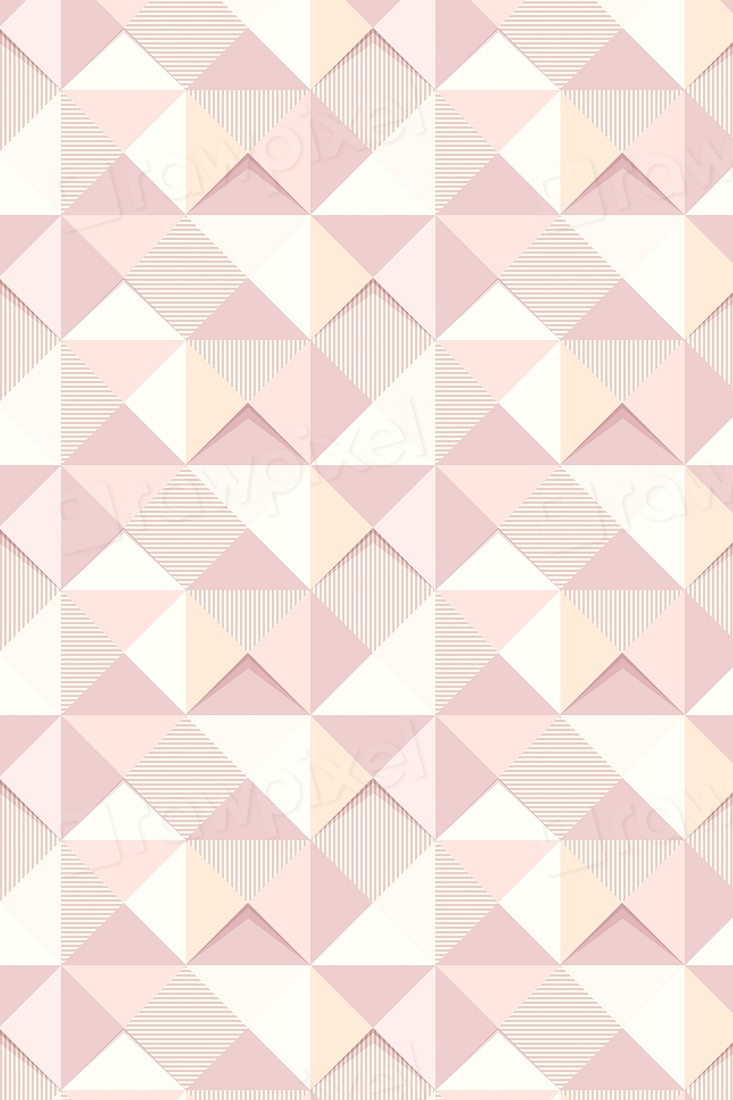 Pink geometric triangle patterned background | Free Photo - rawpixel